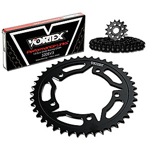 Vortex CK6317 Racing Sprocket Kit , Black