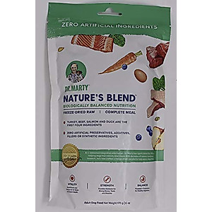 Dr. Marty Nature's Blend Freeze Dried Raw Dog Food, 6 oz