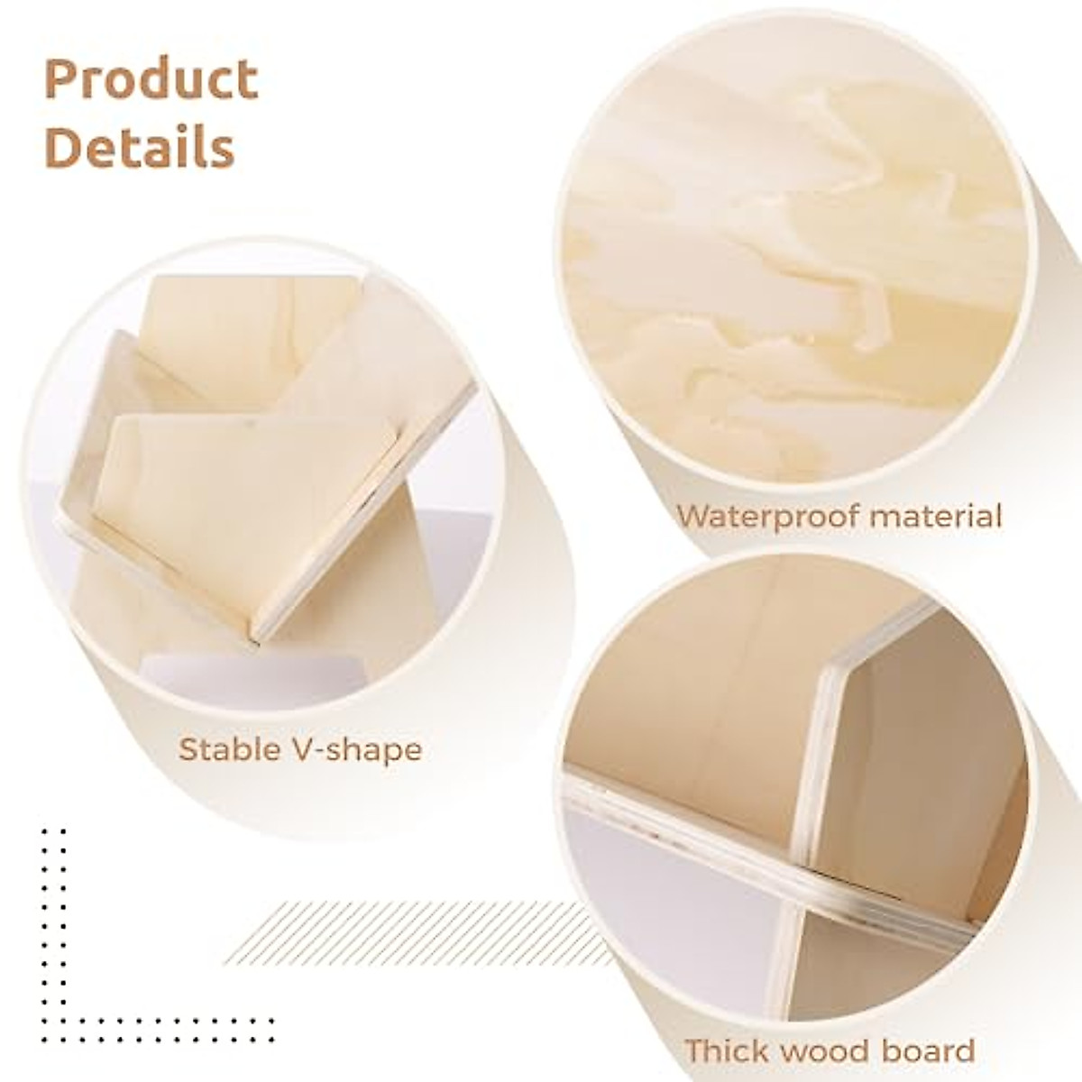 yeesport Wooden Desktop Bookshelf, Simple Tilted Tabletop Bookcase, Desktop Display Bookshelf, Wooden Desk Organizer and Storage Rack for Books, Magazines, CDs