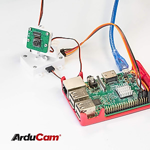 Arducam Upgraded Camera Pan Tilt Platform Compatible with Raspberry Pi Camera Module 3/V1/V2, Nvidia Jetson Board