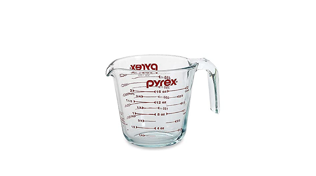Pyrex 2-Cup Glass Measuring Cup - Durable & Easy-to-Use