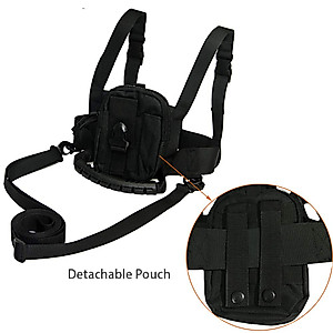 ZipSeven Kids Ski Shoulder Harness Heavy Duty Ski Training Leash Ski Training Harness for Skating, Skateboarding, Snowboard, Roller Skating, Cycling for Kids and Beginners