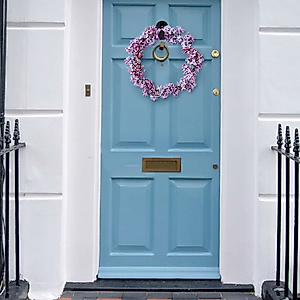 LucyPhy 4 Pack Magnetic Wreath Hanger Wreath Holder Wreath Hanger Hook for Metal Front Door for Metal Door Refrigerator BBQ Grill Tool Box