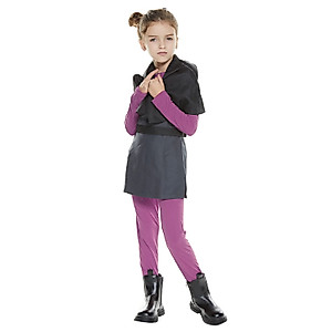 Beowyro Kids Amity Blight Cosplay Costume Owl House Halloween Outfits TOH Amity Full Set Uniform for Little Girls (Large, School Uniform)