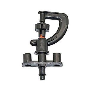 XLBH Irrigation Accessories Garden Vortex Sprayer Atomization Nozzles 360 Degree Watering Dust Removal Sprayer Agriculture Irrigation Sprinklers 20 Pcs widely Used (Color : Orange)