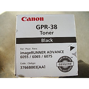 Canon 3766b003aa (gpr-38) Toner, 56,000 Page-Yield, Black