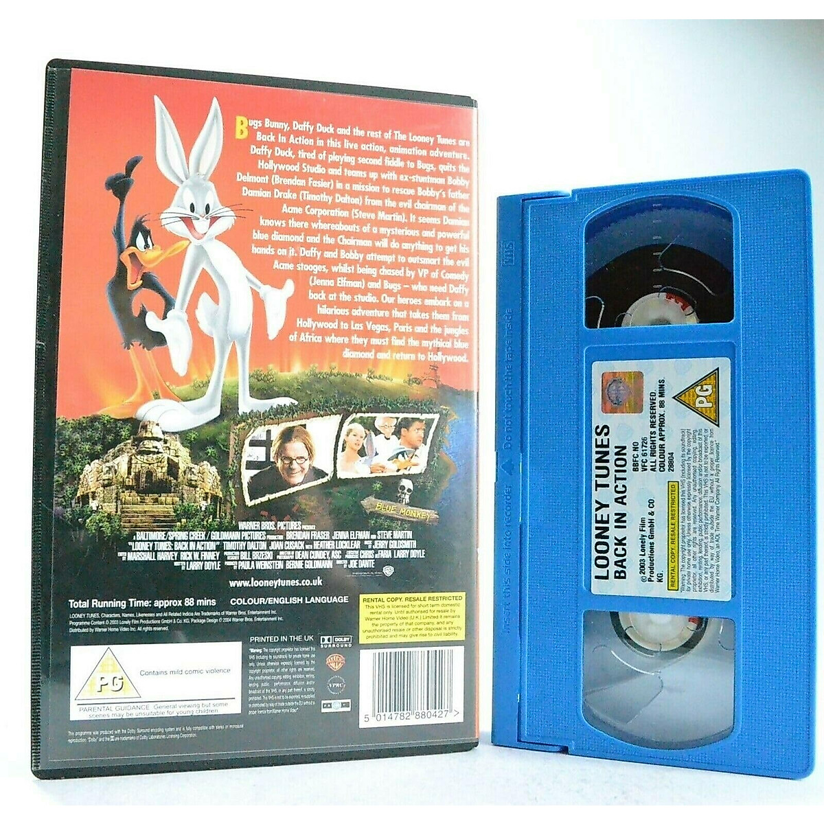 Looney Tunes Back In Action: The Movie - Large Box - Ex-Rental - Kids - Pal VHS