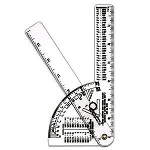 Clear Pipe Caliper/Diameter Caliper and Ruler - Fractional - 3 Pack