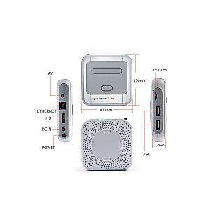 Kinhank Retro Game Console, Super Console X Pro Game System Built-In 41,000+ Video Games, Game Emulator Console With 50+ Emulators, Support 4k HD/AV Output(128G), LAN/WIFI, 2 Gamepads, Best Gifts