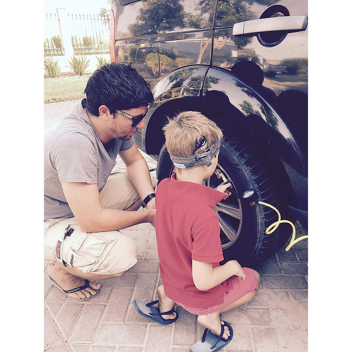 hearinghenry Junior Everyday Cochlear Implant Headband (Age 3yrs-10yrs) (Blue Galaxy)