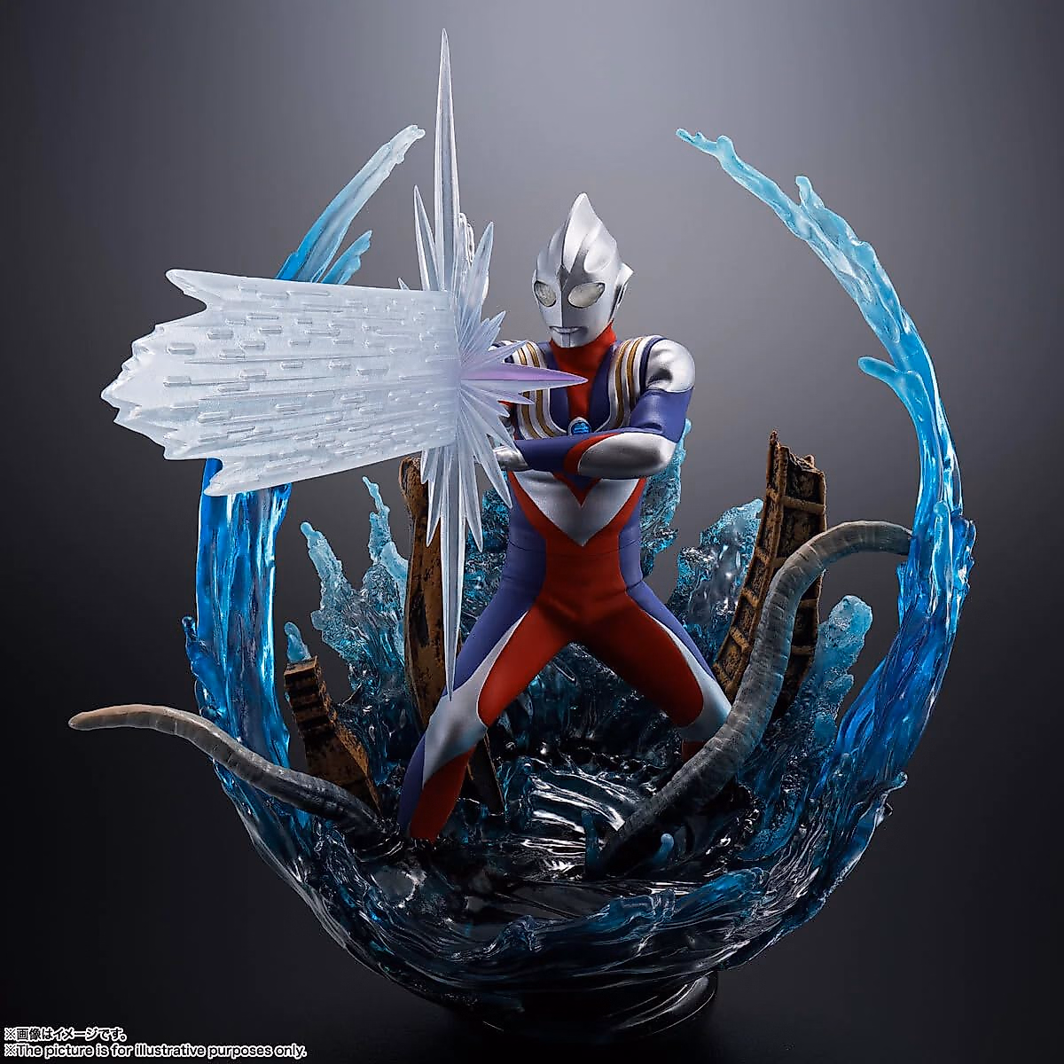 TAMASHII NATIONS - Ultraman Tiga - Ultraman Tiga Multi Type, Bandai Spirits FiguartsZERO Collectible Statue