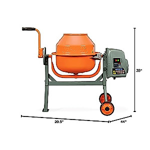 YARDMAX YM0046 1.6 Cu. Ft. Concrete Mixer