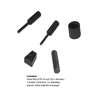 KAKA INDUSTRIAL MUB-1 Mini Universal Bender Forms Wire Flat Metal, metal bender ornamental, for Flat Round Stock, Hook, Clamp, Coil - Wire. Manual Mounting Mini Universal Bending Bender