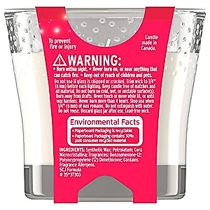 Glade Jar Candles, Fragrance Candles Infused with Essential Oils, Air Freshener Candles, 3.4 Oz; Multiple Scents Available! (Candy Cane Cheer, 1 Wick)