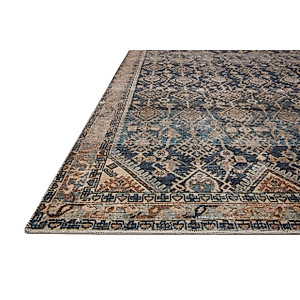 Loloi Magnolia Home by Joanna Gaines x Lenna Indigo/Natural 3'-6" x 5'-6" Accent Rug