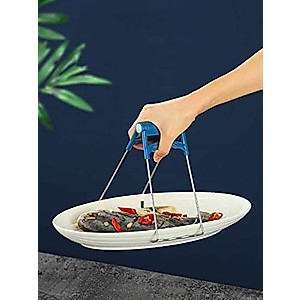 1pc Anti-scald Plate Lifter Clip GUOOLM (Color : Multi, Size : One-size)
