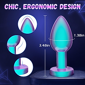 Vibrating Butt Plug with 9 Vibration Settings, Small Anal Plug Women Sex Toy Men's Prostate Massager Male Sex Toys for Men, Anal Vibrator Adult Toy Anal Sex Toy for Men, Adult Sex Toys & Games