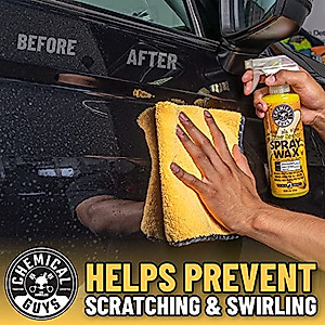 Chemical Guys MIC_506_12 Professional Grade Premium Microfiber Towels, Gold (16 Inch x 16 Inch) (Pack of 12) - Safe for Car Wash, Home Cleaning & Pet Drying Cloths