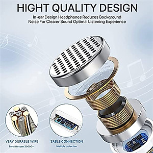 2 Pack-Apple Headphones Wired Earbuds with Lightning Connector Earphones with Built-in Microphone & Volume Control [Apple MFi Certified] Compatible with iPhone 13/12/11/XR/XS/X/8/7/SE