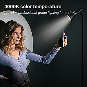 WYZE LED Floor Lamp for Bedroom Office Living Room with Timer Stepless Adjustable Brightness 4000K Standing Light with Remote & APP Control Reading Floor Lamps