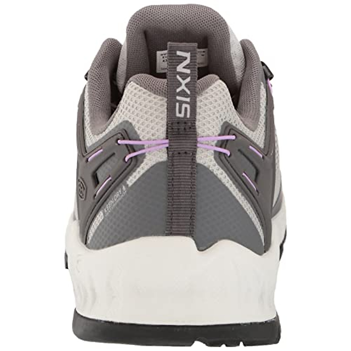 KEEN Women's-NXIS Evo Low Height Waterproof Fast Packing Hiking Shoes, Steel Grey/English Lavender, 9