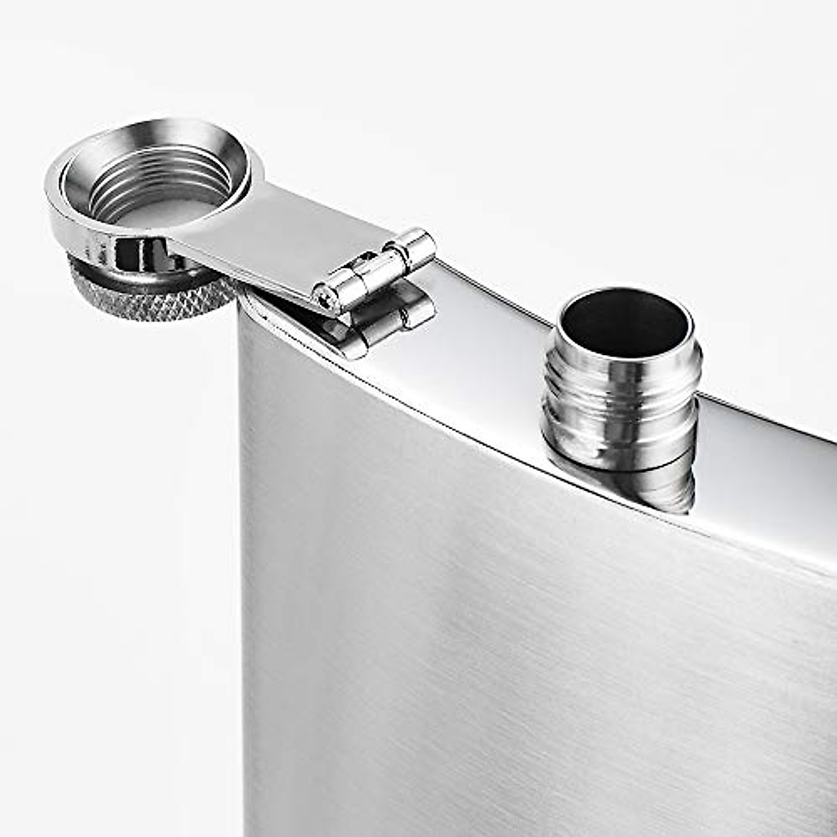 YFS Flask 12oz Steel Stainless Liquor for Men Drinking of Alcohol Whiskey Gift for Men, Leak Proof Pocket Hip Flask with Funnel