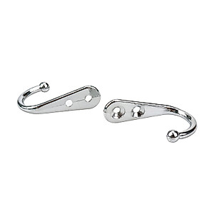 Tsnamay 10 Pieces Small Hooks Wall Mounted Coat Hooks,Zinc Alloy Antique Single Hook for Hanging Mug Cup, Coffee Cup, Bag, Robe, Towels, Keys,Silver