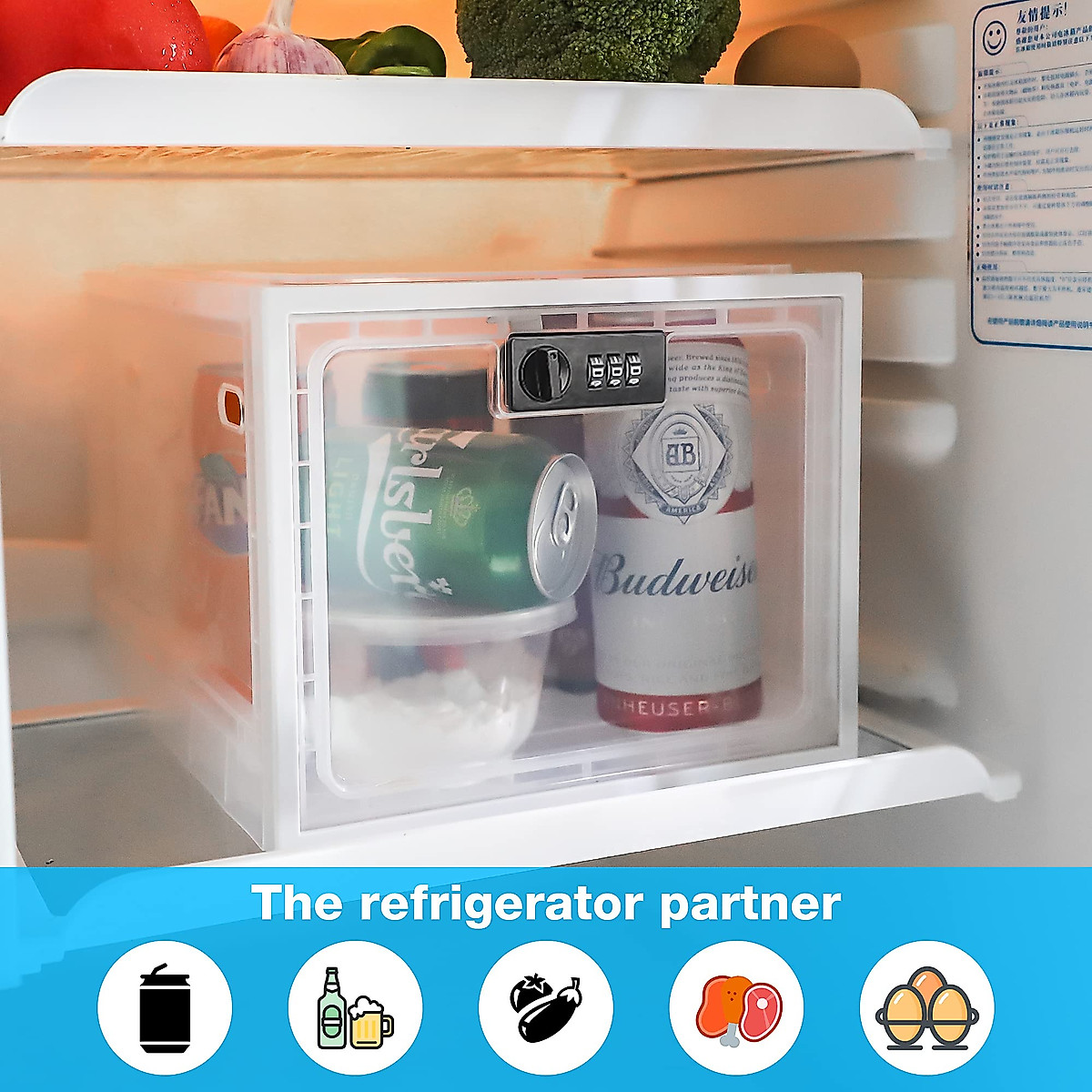 Lock Box for Medicines, Food, and Electronic Devices - Ideal for Keeping Medications Safe, Lunch Snacks Locked Up, and Jailing Cell Phones in One Convenient Container