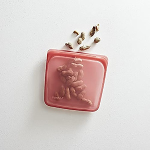 STASHER Rainbow Red Sandwich Reusable Bag, 1 EA