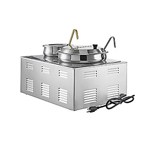 Soro Essentials- 6.37" and 10.37" Hole Openings Stainless Steel Steam Table Adapter Plate- Fits 4 and 11 qt. Inset Pan Buffet Server and Food Warmer Steam Table for Hotel Restaurant Supplies Party