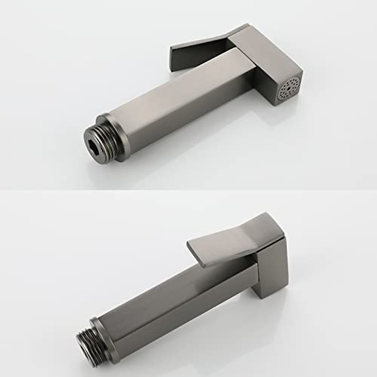 MINJING Handheld Bidet Sprayer for Toilet, Gray Cloth Diaper Sprayer Kit Wall Mounted Brass Bidet Sprayer Set Single Handle Toilet Bidet Sprayer Kit with 150cm Shower Hose