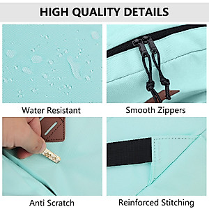 School Backpack,VONXURY Classic Lightweight Water Resistant Causal Daypack for Teens Boys Girls(Mint Green)