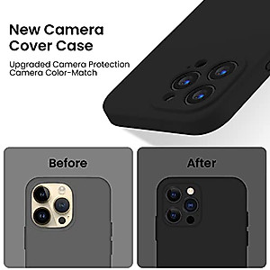 Antlia Magnetic Case for iPhone 14 Pro Max Phone Case, [Compatible with MagSafe] Silicone Upgraded [Camera Protection] Case, Soft Anti-Scratch Microfiber Lining Inside, 6.7 inch, Black