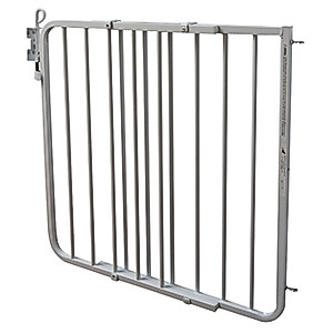 Cardinal Gates MG15 Auto-Lock Baby Gate - Adjustable Indoor Dog Gate - Aluminum Safety Gate for Kids & Pets - 26.5 to 40.5 Inches Wide - White
