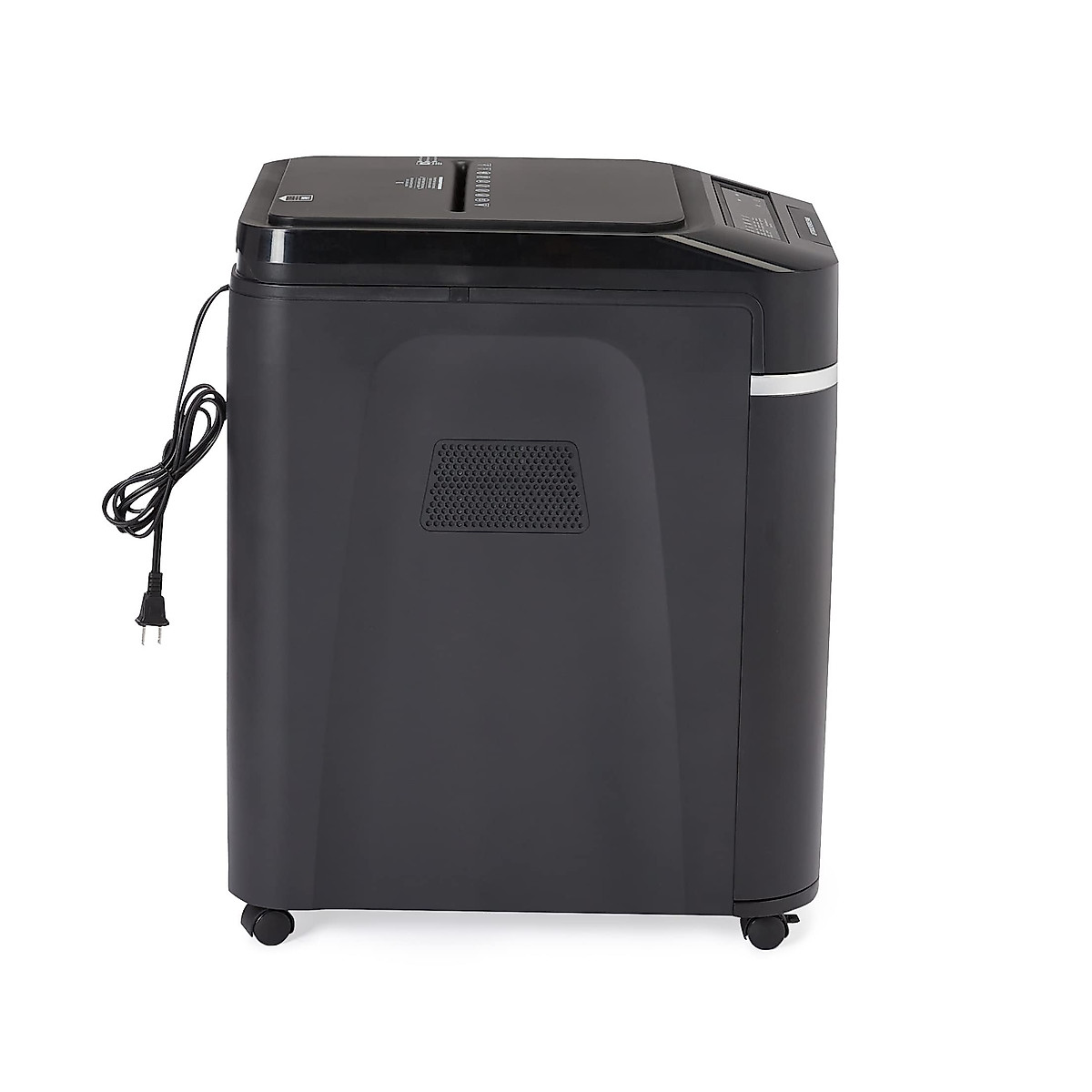Amazon Basics 200-Sheet Auto Feed Micro Cut Paper Shredder with Pullout Basket, Black - NEW (Previously AmazonCommercial brand)