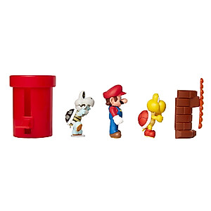 Super Mario Nintendo Dungeon 2.5” Figure Multipack Diorama Set with Accessories