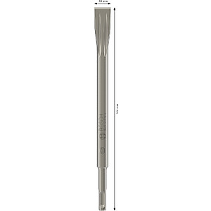 Bosch 2330194 Flat Chisel, Silver