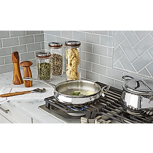 Nambe - Gourmet Collection - Contour Pepper Mill - Measures at 3" x 3.5" x 7" - Made with Acacia Wood and Ceramic Mechanism - Designed by Lou Henry