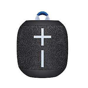 Ultimate Ears WONDERBOOM 3, Small Portable Wireless Bluetooth Speaker, Big Bass 360-Degree Sound for Outdoors, Waterproof, Dustproof IP67, Floatable, 131 ft Range - Active Black