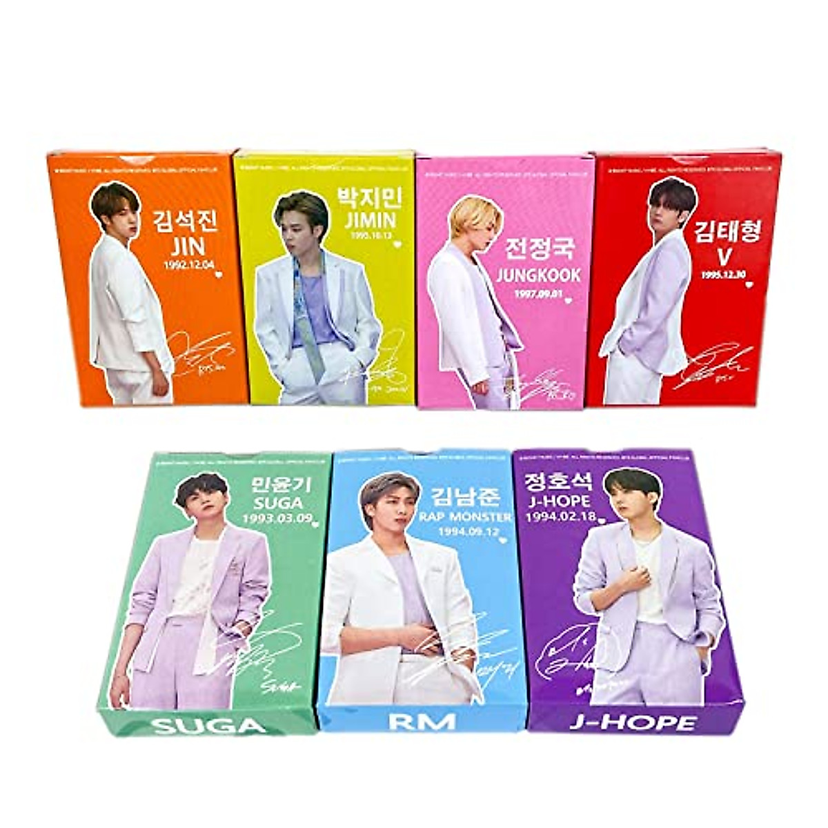 KPOPBP 378 Pcs Kpop Bangtan Boys Members Photocards Map Of The Soul Lomo Cards Gift box For ARMY Daughter