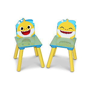 Baby Shark Table and Chair Set by Delta Children, Blue
