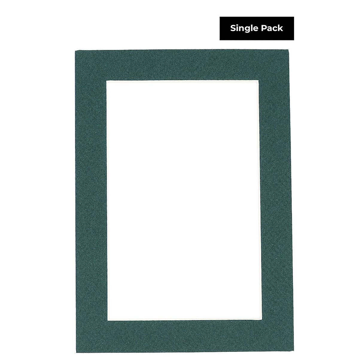 13x19 Mat Bevel Cut for 11x16 Photos - Acid Free Forest Green Precut Matboard - for Pictures, Photos, Framing - 4-ply Thickness