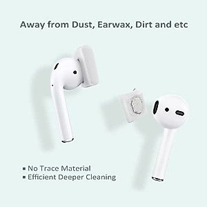 CIVPOWER Cleaner Kit for Airpods 1/2/3/Pro, Airpod Cleaning Kit Remove Ear Wax, Earbud Cleaning Putty for Bluetooth Headphones, Earphone, Charging Case, Phone, Camera, Keyboard, Hearing Aids (96 Pcs)