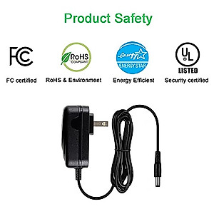 MyVolts 12V Power Supply Adaptor Compatible with/Replacement for Brother PT-D400, PT-D400AD, PT-D400VP Label Printer - US Plug