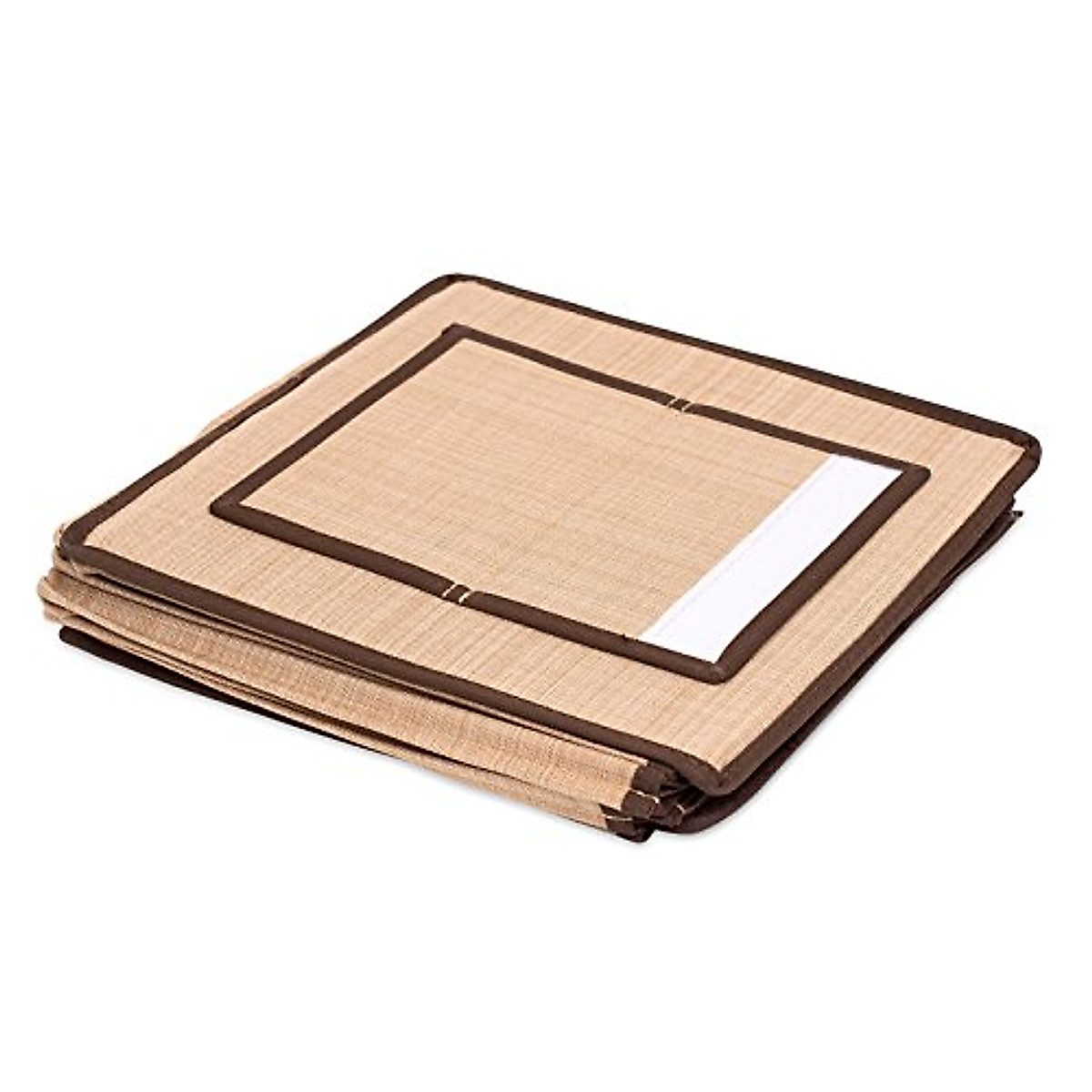 Internet's Best Hanging Closet Organizer - 6 Shelf - Clothing Sweaters Shoes Accessories Storage - Brown - College Dorm Kids Room Essential - Beige