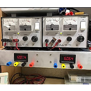 Eaglerich Mini Car LED Display Digital Voltmeter DC 4-30V 0.36" 5 Digit Voltage Panel Meter Red 3 Wires