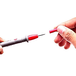 Plusivo Digital Multimeter Tester 2000 Counts AC DC Voltmeter Ohm Volt Amp Multi Meter Measures Voltage, Resistance, Current, Continuity, Tests Battery and Diode with Test Probes for Electricians