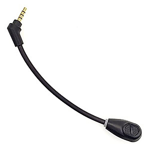 Detachable Microphone Mic Fits for Kingston HyperX Cloud Flight S/Flight for PS4 PS4 Pro Computer PC Gaming Headsets Noise Cancelling Replacement Mic 3.5mm Jack,with LED Mute Indicator