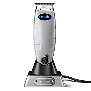 Andis Professional All-in-One Lightweight Cordless Multigroom Turbo-Powered T-Outliner Trimmer with 4 Attachment Combs