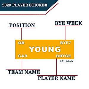 KIKIGO Fantasy Football Draft Board 2023-2024 Kit Extra Large Board with 14 Teams 20 Rounds 500+ Player Labels 2023 Top Rookie and Blank Label